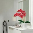 9-Head Artificial Phalaenopsis Orchid 69cm - Cloth & PU High Branch ...