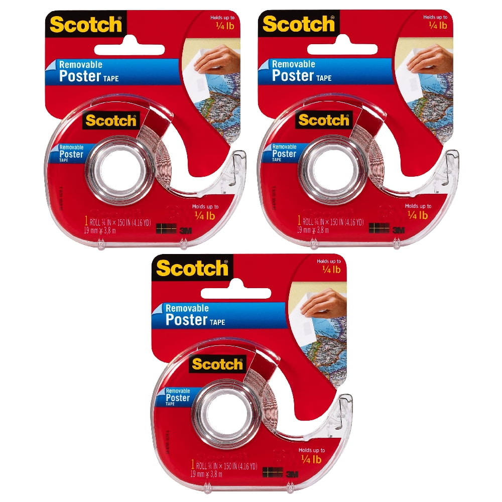 Scotch Removable Poster Tape 3M 109 Mounting Double Sided Adhesive ...