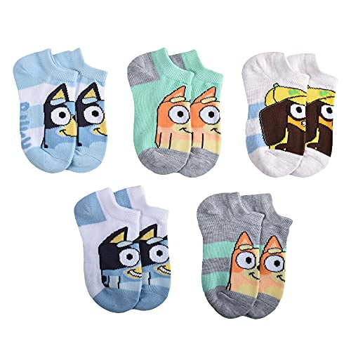 Bluey Kids No Show Socks, Blue, Small - Walmart.ca