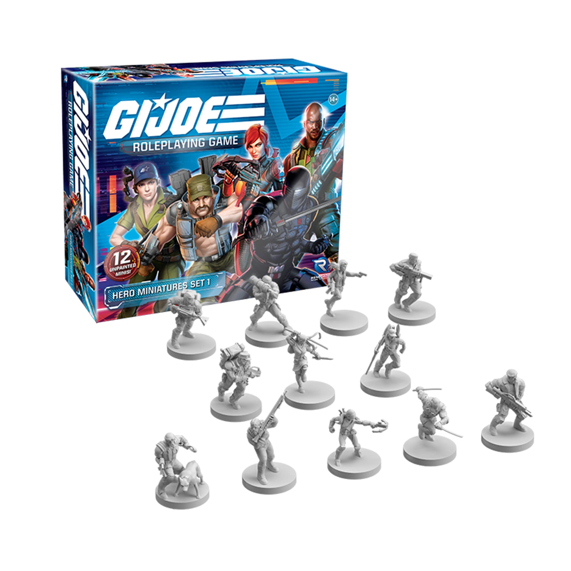 Set de miniaturas G.I. Joe Roleplaying Game Hero de 1 a 12 piezas ...