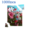 (1000pcs) Adult Mini Puzzles, with a Design of Flowers Blooming in ...