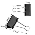 Heavy Duty XL Extra Large Binder Clips, 2 inch Jumbo, 24 Pack, Big ...