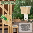 Carpenter Bee Trap for Outside - Green Pentroof Shed Style Nature ...