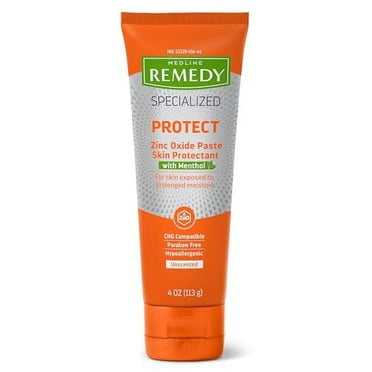 Medline Remedy Essentials Zinc Oxide Skin Protectant Paste (4 oz Tube ...