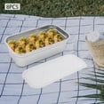 Set of 8 Stainless Steel 4.5L Bowls- Food Storage Containers Set with ...