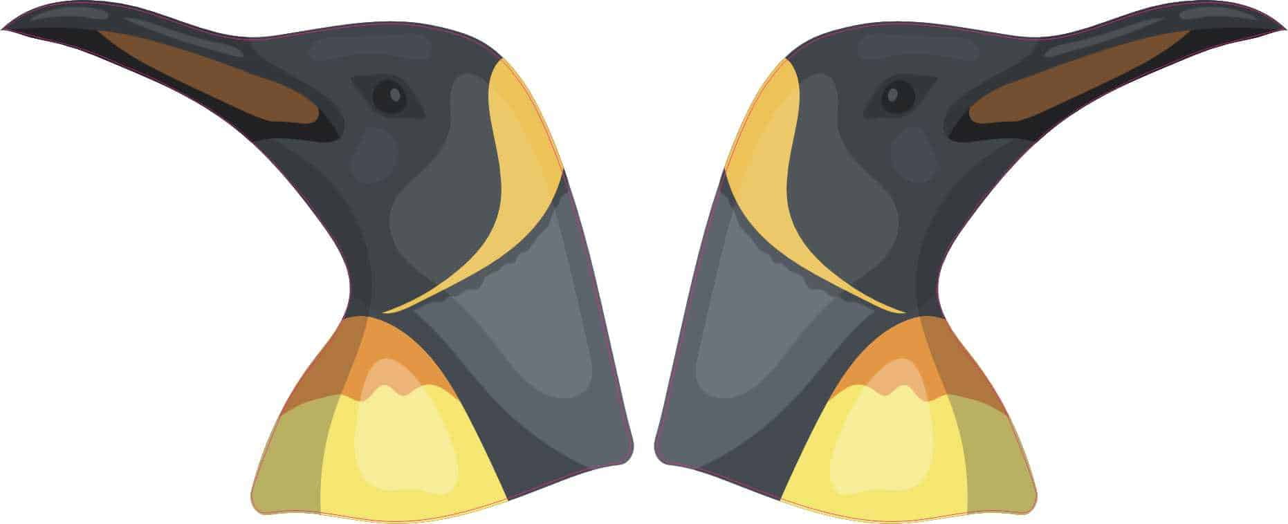 StickerTalk StickerTalk Penguin Vinyl Stickers, 3 inches x 2.5 inches ...