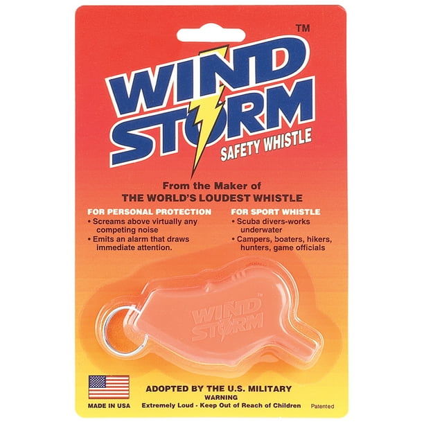 Windstorm™ Whistle - Orange - Walmart.com