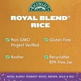 RiceSelect Royal Blend, Original Texmati Rice Blend, Fast Cooking, Wild Food, 21 oz Jar ...