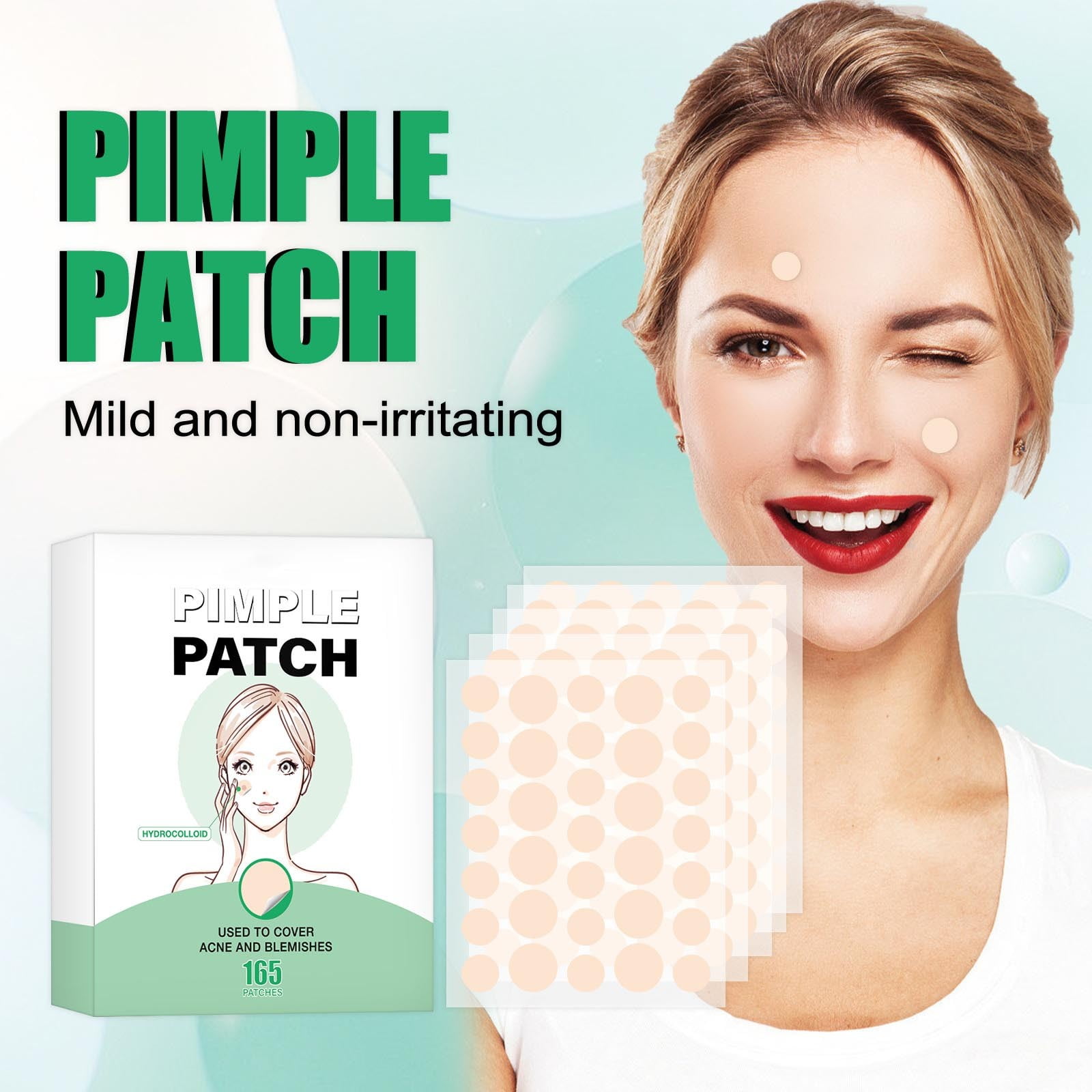 Parche para espinillas y acné, pegatina para rostro y piel | Walmart en ...