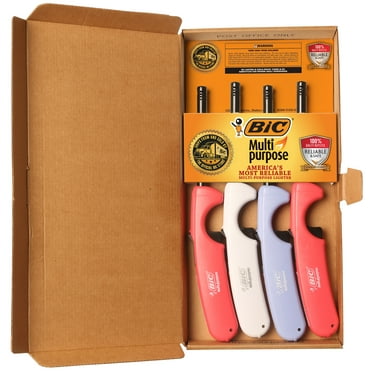 BIC Multi-Purpose Lighters, Classic Wand + Flex Wand - Pack of 2 ...