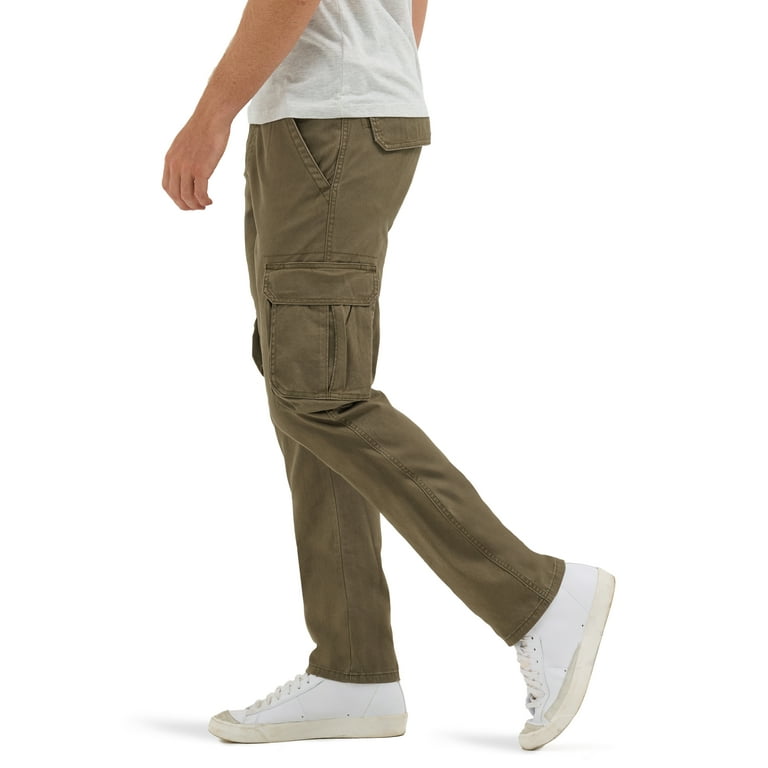 Wrangler® Men's Stretch Taper Leg Regular Fit Cargo Pant Wrangler® Men's Stretch Taper Leg Regular Fit Cargo Pant