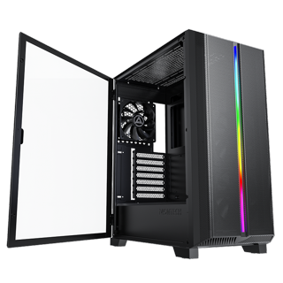 MONTECH Sky ONE MINI ITX Gaming Case 3x High Airflow Fans Pre-Installed ...
