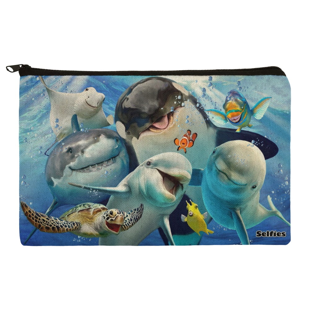 Ocean Selfie Shark Dolphin Sea Turtle Stingray Clown Fish Pencil Pen ...