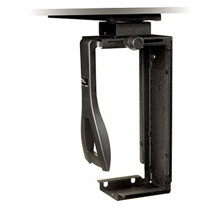 3M Under-Desk CPU Holder, 17" Track, 360 Degree Swivel, Width & Height ...