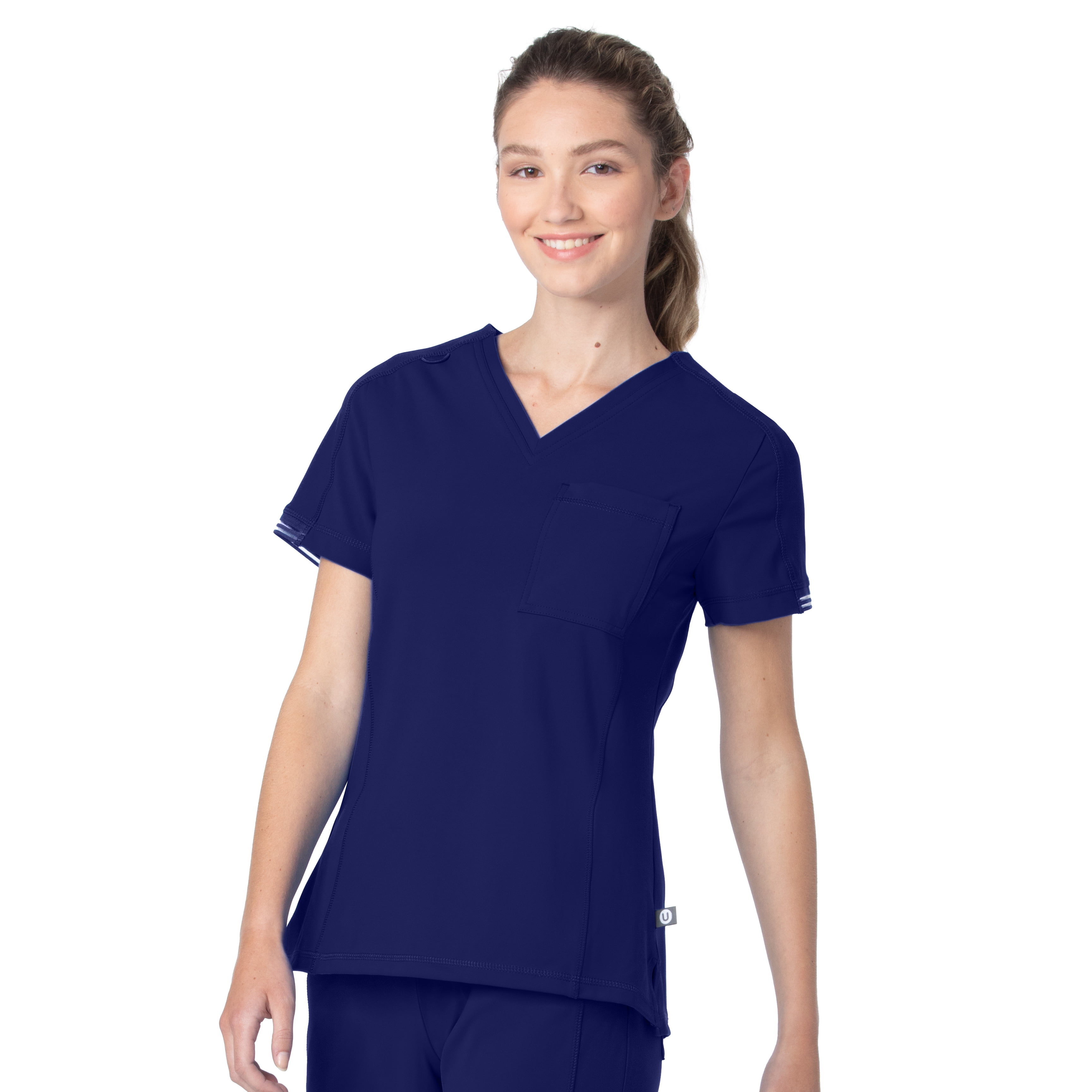 Urbane Impulse Women's Modern Tailored Fit Extreme Stretch V-Neck Scrub ...