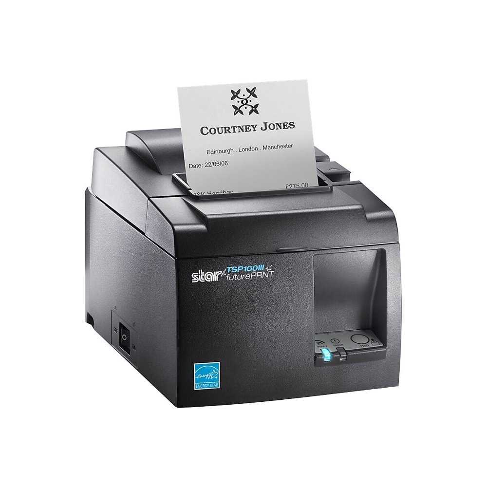 Star Micronics 39464710 TSP143IIIW Direct Thermal POS Printer, Wireless ...