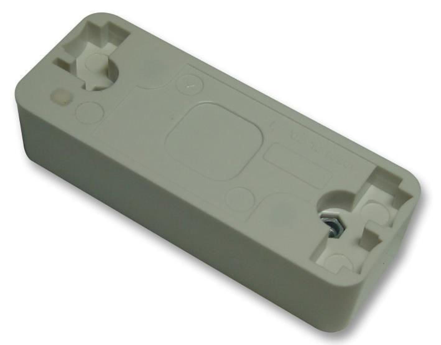 MK - 1 Gang Architrave Surface Back Box, 16mm White - Walmart.com