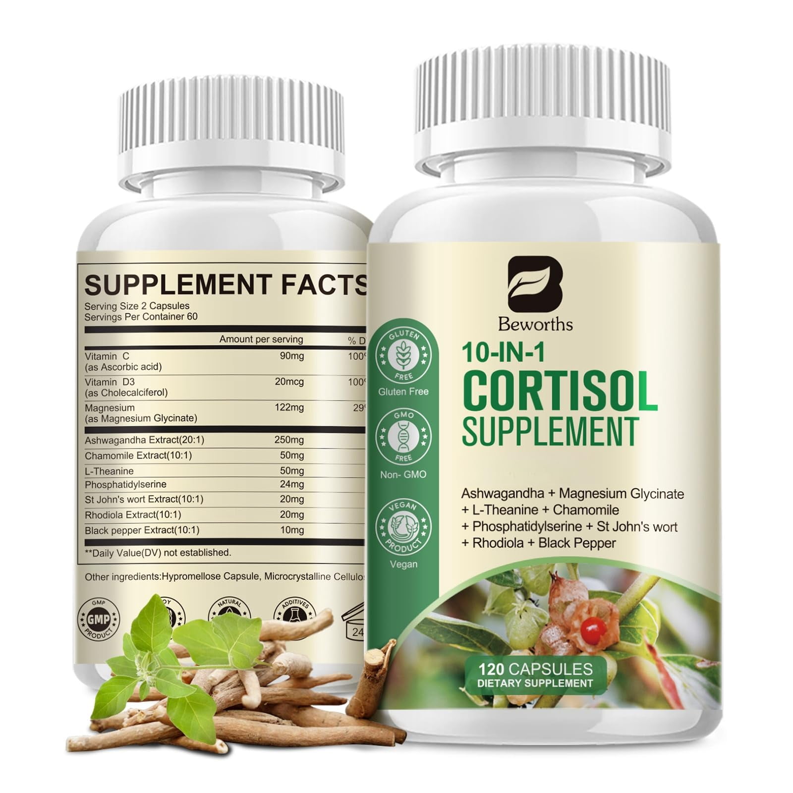Suplementos de cortisol B que valen la pena CortiCare 10 en 1 120 ...