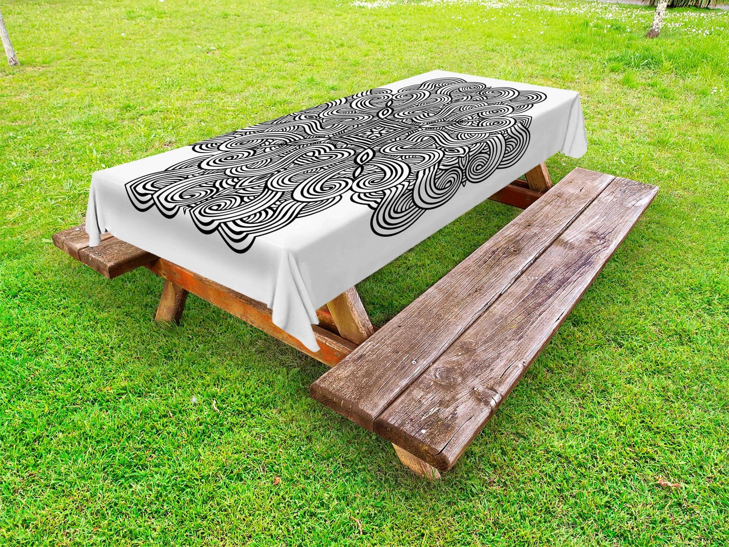 Celtic Outdoor Tablecloth, Mediaeval Celtic Rotary Heraldic Design with ...