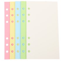 Monyance binder paper 100 Sheets Blank Colored A6 Loose Leaf Paper 6 ...