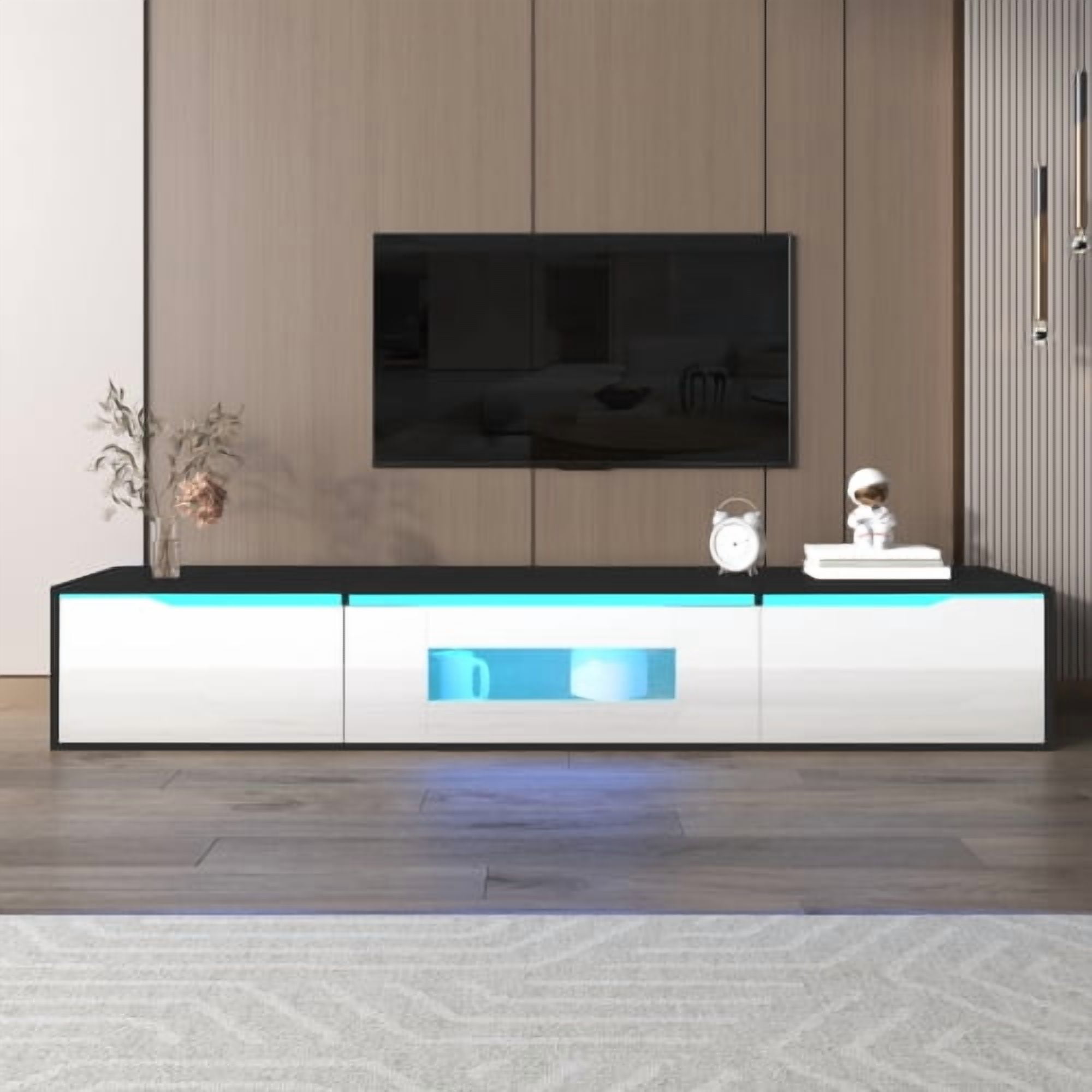 Click here for Unbranded 71 High Gloss Media Tv Stand - Piano Whi... prices