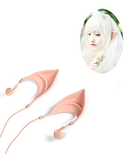 Elf Kids Headphones,MindKoo Creative 3.5mm Elf Ears Design Ultra-Soft ...