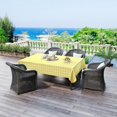 Waterproof Vinyl Tablecloth, Buffalo Check Flannel Backed, Durable ...
