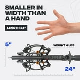 BALLISTA BAT Mini Crossbow for Archery, Hunting & Practice, Reverse ...