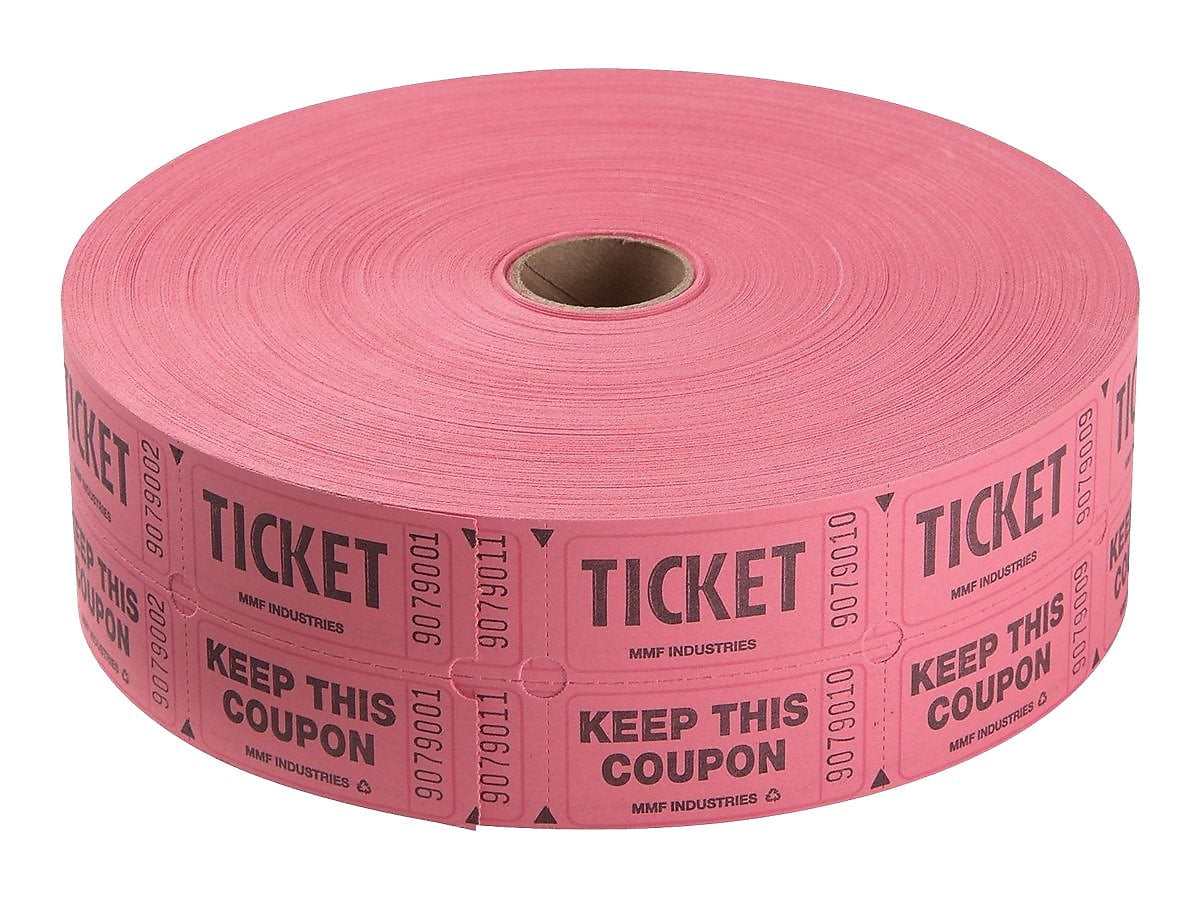 Staples Double Ticket Roll 2000/Roll (19163) - Walmart.com - Walmart.com