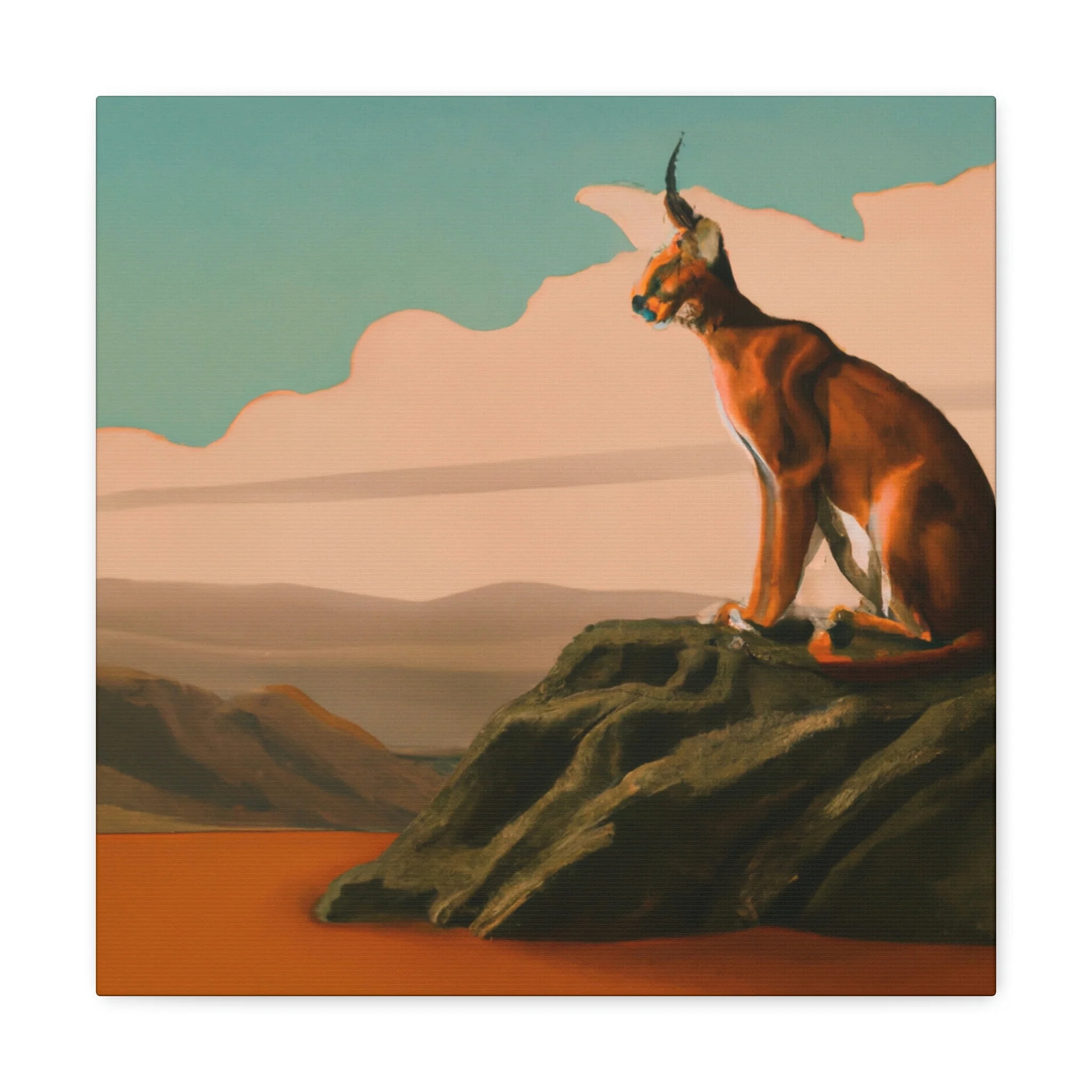Caracal's Majestic Splendor - Canvas - Walmart.com