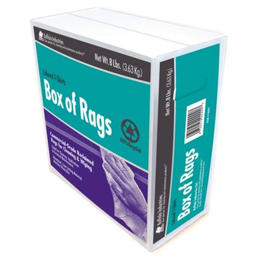 Buffalo Washed Recycled Diaper Rags - Walmart.com