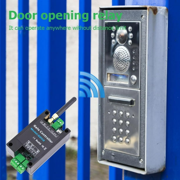 2G Wireless Door Access Remote Control Gate Door Opener Relay Switch ...