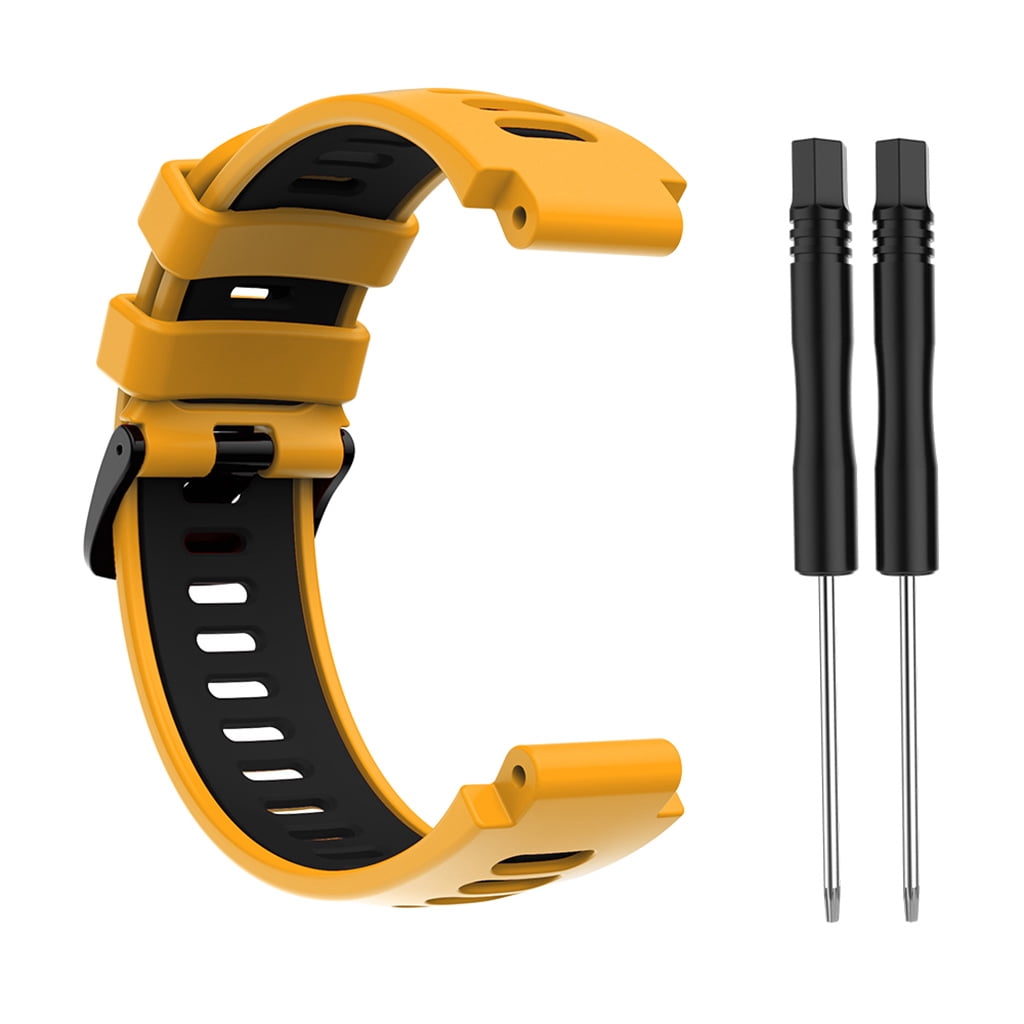 Replacement Steel Buckle Silicone Strap For Garmin- Forerunner 735xt ...