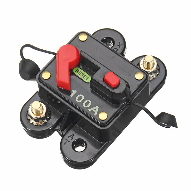 Car Circuit Breaker 100A Waterproof Breaker 100A Car Plastic Metal Car ...