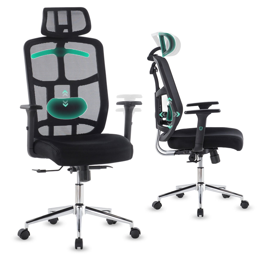Click here for Motiongrey Ergonomic Skymesh Office Chair In Black... prices