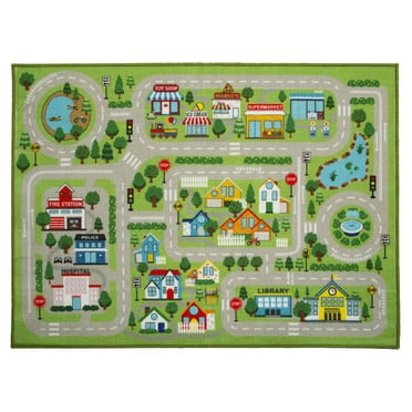 Free Shipping! Delta Children Kids World Map Round Area Rug, 39-Inch ...