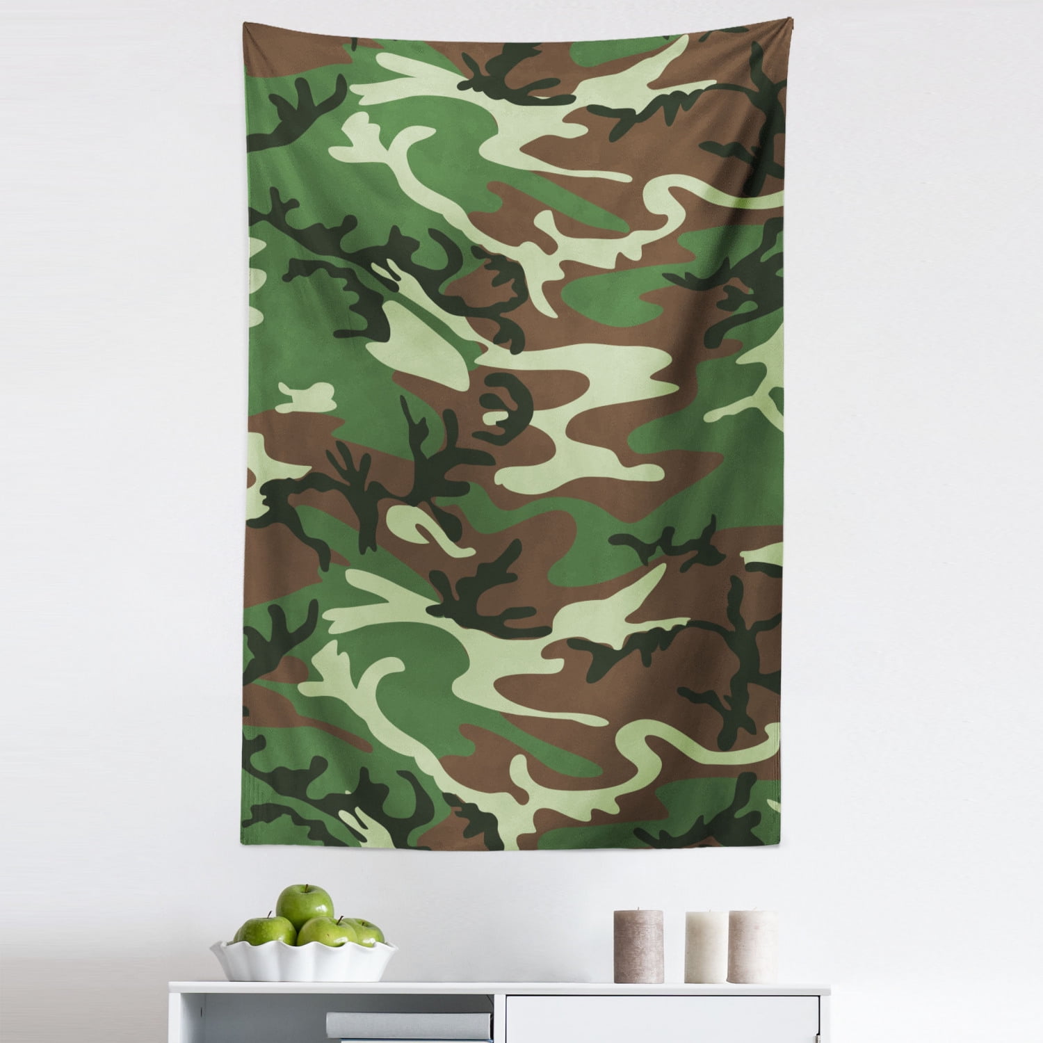 Camo Tapestry, Classical American Commando Uniform Inspired Pattern ...