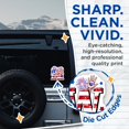 (2 Pack) Social Worker Stickers - Patriotic American Flag SW Decal ...