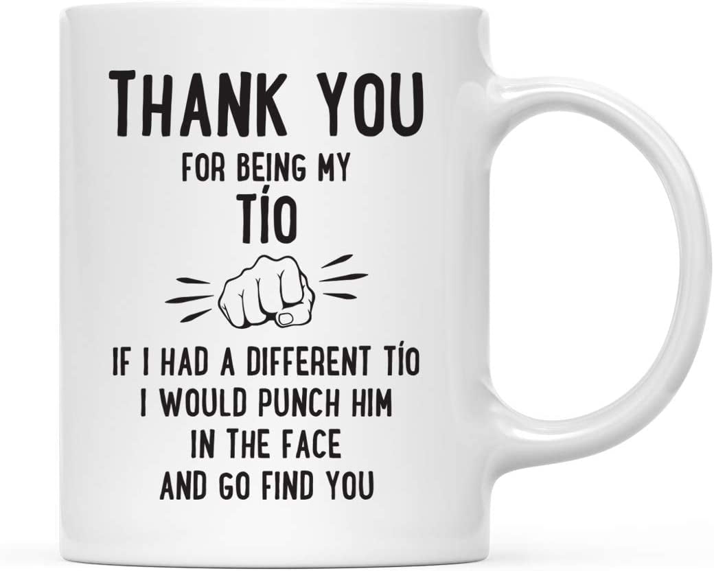 Koyal Wholesale Thank You for Being Tío Ceramic Coffee Mug Punch in ...