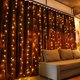 TORCHSTAR LED Twinkle Fairy Light String, 9.8ft x 9.8ft LED Curtain ...