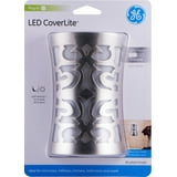 GE CoverLite LED Plug-In Night Light, Cornucopia Design, Brushed Nickel ...