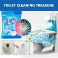 1 PACK Blue Toilet Cleaner Ball Bleach Toilet Bowl Deodorizer Stain ...