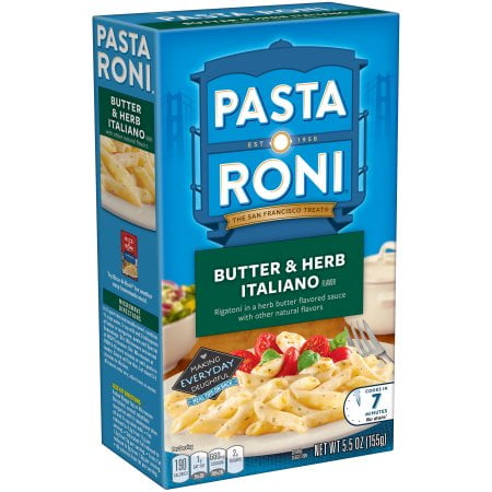 Pasta Roni Butter & Herb Italiano Rigatoni, 5.5 Oz Box (Pack of 8 ...