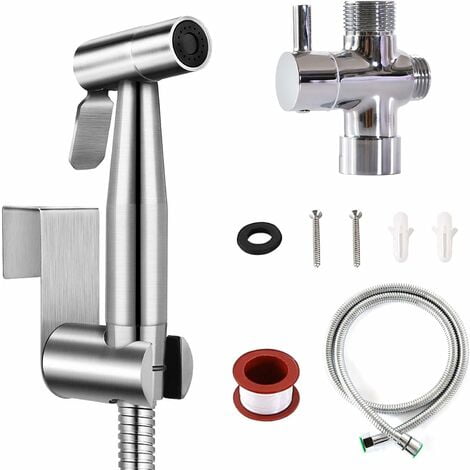 Toilet Bidet Spray Stainless Steel Bidet Toilet Spray Set, Rustproof ...