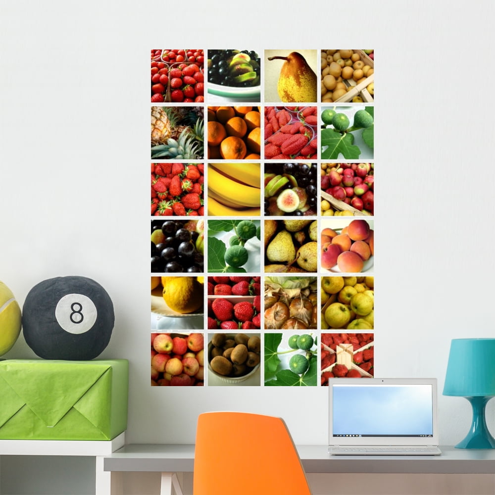 Fruits Wall Mural by Wallmonkeys Peel and Stick Graphic (36 in H x 24 ...
