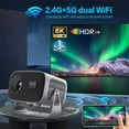 A10 home theater portable mini projector for Android 11 h713 BT 5.2 ...