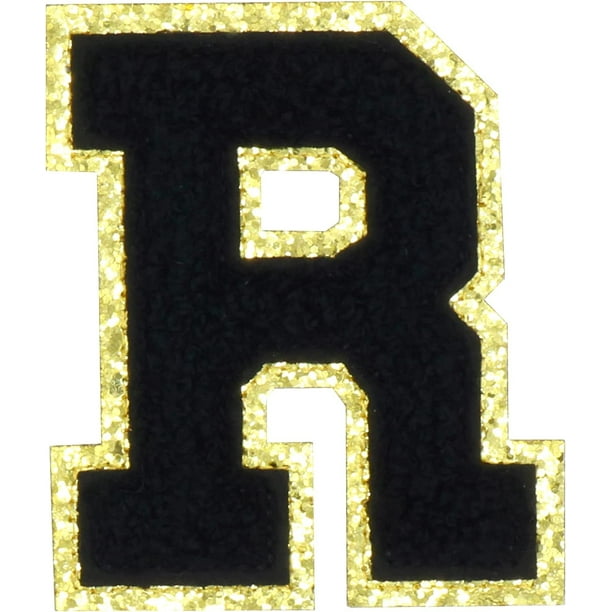 English Letter R Iron On Repair Patches Alphabet Sewing Appliques ...