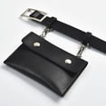 WEGIRL Women's PU Leather Belt Fanny Pack with Removable Belt Fashion ...