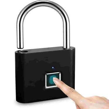 GRNSHTS Fingerprint Electronic Programmable Padlock, Waterproof ...