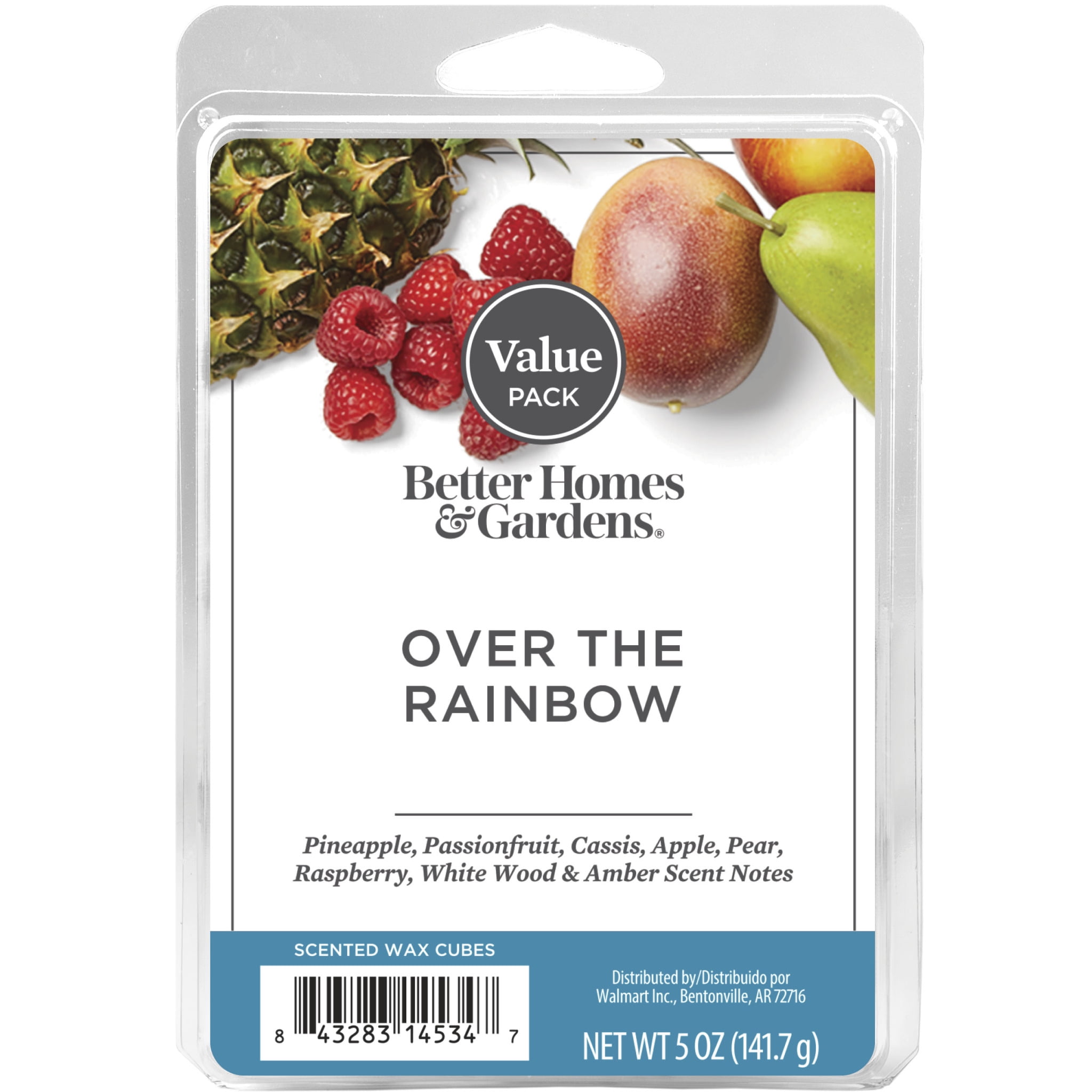 Over The Rainbow Scented Wax Melts, Better homes & Gardens, 5 oz (Value ...
